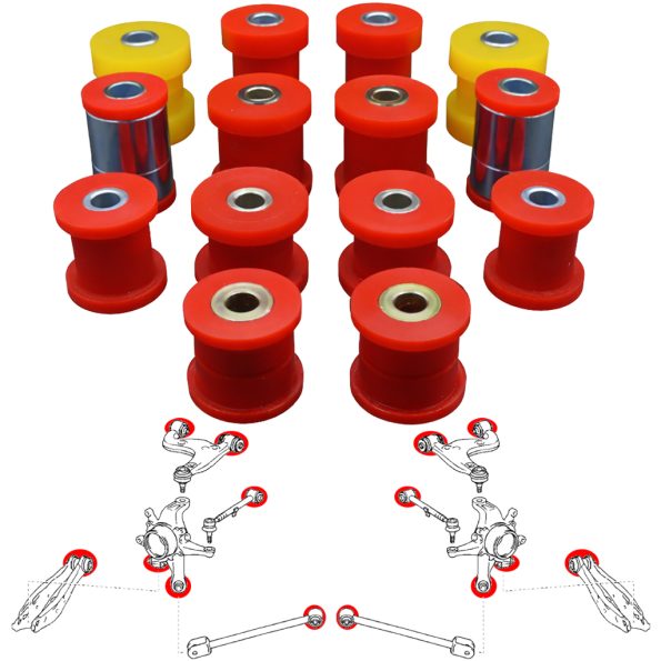 Kit silentblocs de suspension arrière, Lexus IS200/IS300 - SILENT BLOCKS
